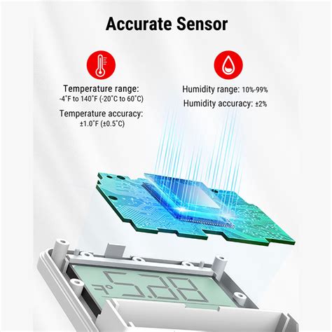 Tp357 Bluetooth Hygrometer Thermometer 260ft Range Thermopro