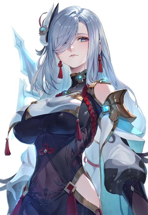 Shenhe Genshin Impact Drawn By Watao Danbooru