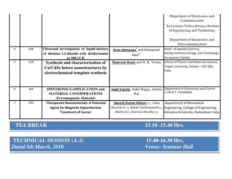 technical schedule seems2010