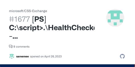 Ps Cscripthealthcheckerps1 Buildhtmlserversreport Doesnt Appear To Be Any Health Check
