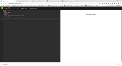 Crash While Using Variable In Server Url · Issue 2824 · Swagger Apiswagger Editor · Github
