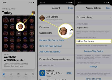 how to unhide apps on an iphone