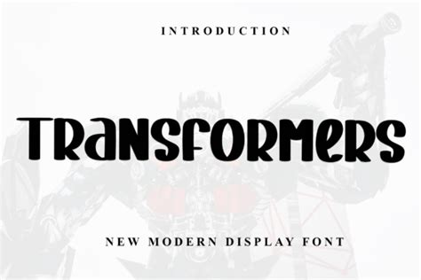 Transformers Font Fonts Free Downloads