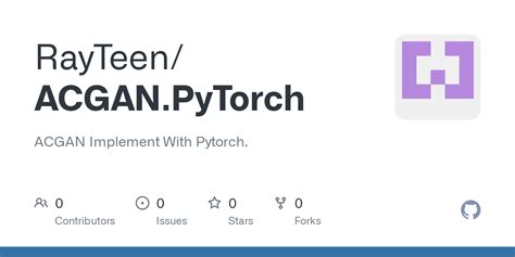 GitHub RayTeen ACGAN PyTorch ACGAN Implement With Pytorch
