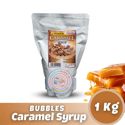 Bubbles Premium Caramel Syrup 1kg Shopee Philippines