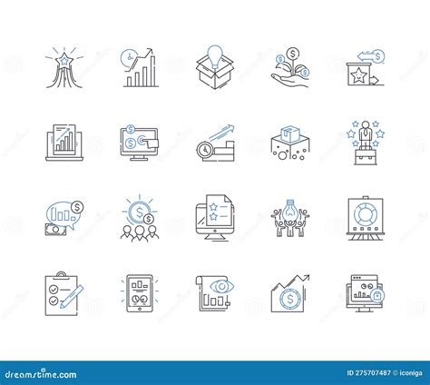 Evaluation Analysis Line Icons Collection Assessment Appraisal