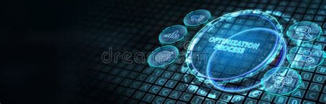 Optimization Software Technology Process System Business Concept Business Technology Internet