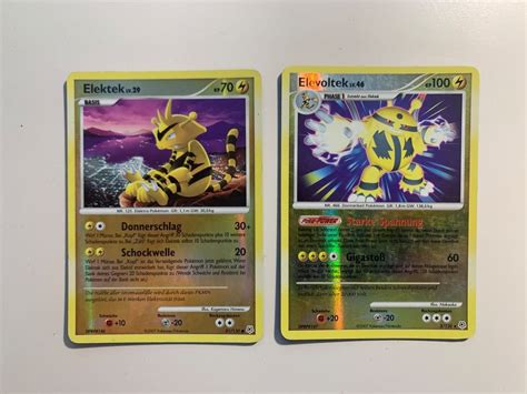 Pokémon Elektek Elevoltek Gebraucht In Wittenbach Für Chf 2 Mit Lieferung Auf Ricardo Kaufen