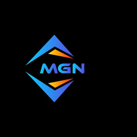 Mgn Abstract Technology Logo Design On Black Background Mgn Creative