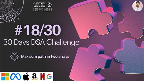 Max Sum Path In Two Arrays Python Maang Questions 1830 Days Dsa
