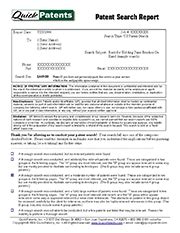 Patentability Searches QuickPatents Com