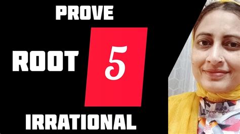 Prove That Root 5 Is Irrational Class Ten Maths Ex 13 Q1 Seba Cbse
