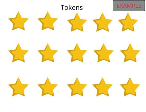 Token Board Template Custom Token Board Aba Token Board Token Board