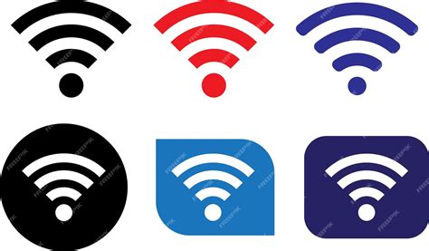Premium Vector Wifi Icon Vector File Wifi Icon Set Internet Icons