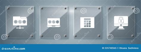 Set Lock On Monitor Password Protection Laptop With Password And Folder Square Glass Panels