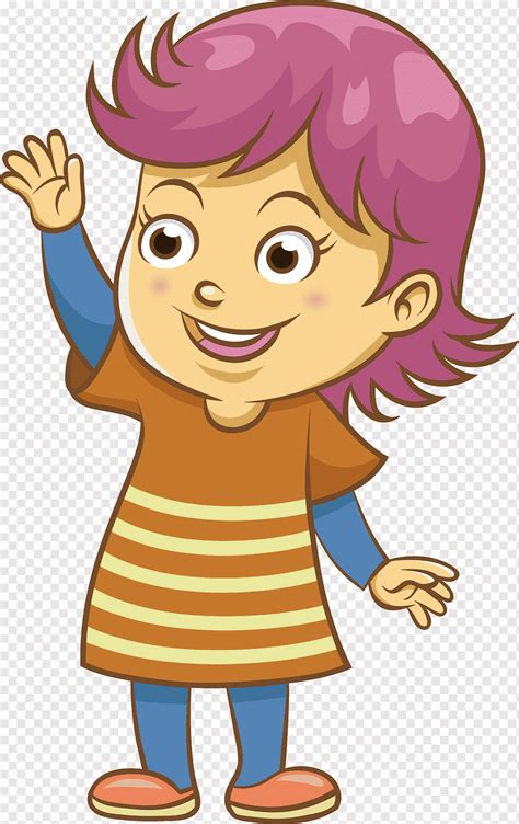 애니메이션 드로잉 안녕하세요 소녀 아이 패션 소녀 손 Png Pngwing