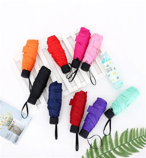 Capsule Compact Foldable Umbrella Mini Ladies Sun Umbrella Portable