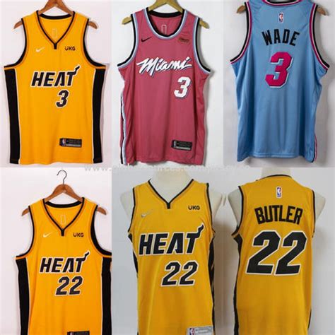 2021 Wholesale Dwyane Wade Jimmy Butler Miami Heat Basketball Jerseys