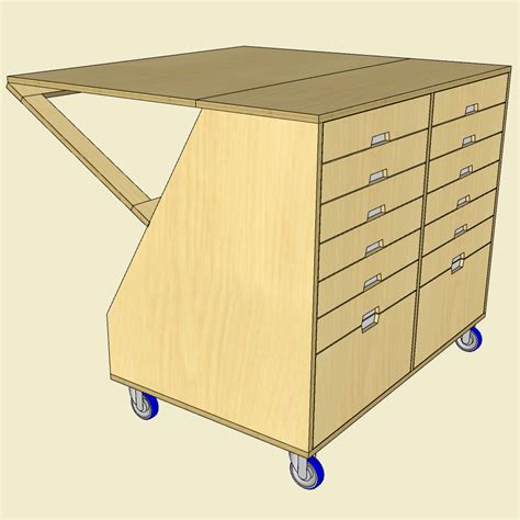 Folding Table Storage Cabinet Plans Jackman Works