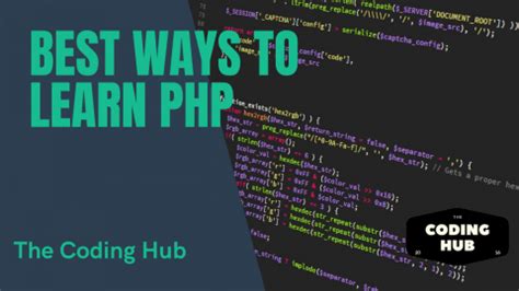 Best Ways To Learn PHP The Coding Hub