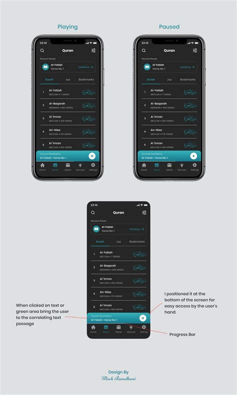 Uxui Design Improvements For Audio Book App Reading And Audio Player