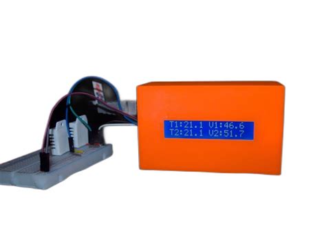 estuche para placa uno lcd16x2 con i2c impreso en 3d electrogeek