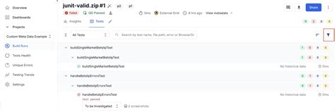 Set Custom Metadata To Tests In Test Reporting And Analytics Browserstack Docs