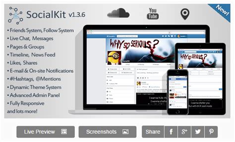 Socialkit Social Networking Platform V136 Nulled All Plugins