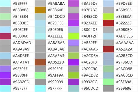 颜色对应的代码颜色代码 Csdn博客