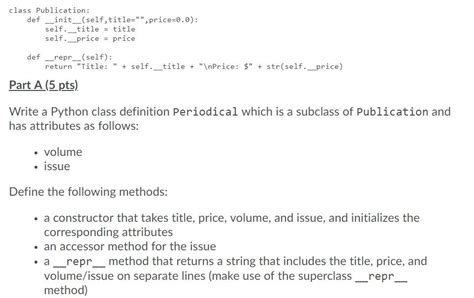 solved class publication def init self