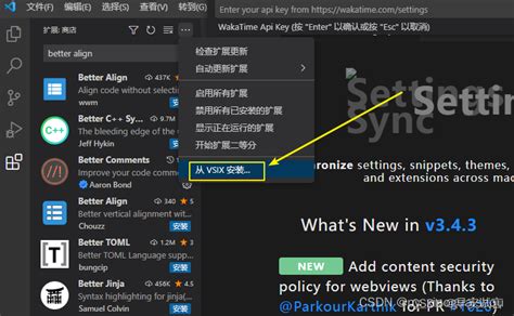 vscode安装插件 vscode 插件位置 csdn博客