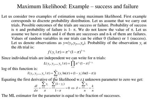 PPT Maximum Likelihood ML PowerPoint Presentation Free Download ID