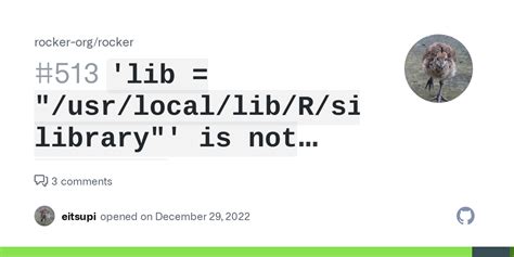 `lib Usrlocallibrsite Library Is Not Writable` Error When