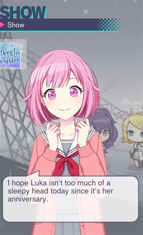 Wonderlands×showtime Luka Anniversary Dialogue R Projectsekai