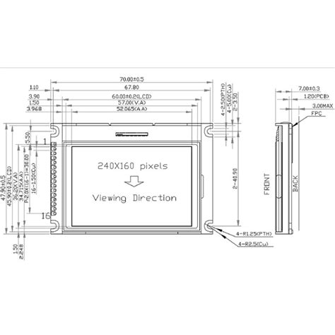 Edm240160 09，dot Matrix Display，led Backlight Lcdcog Lcd Modulelcd Touch Screen Dalian