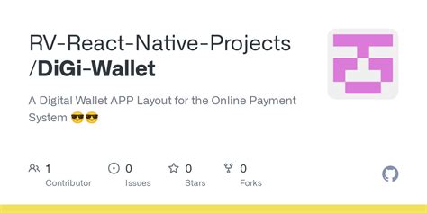 Github Rv React Native Projects Digi Wallet A Digital Wallet App Layout For The Online