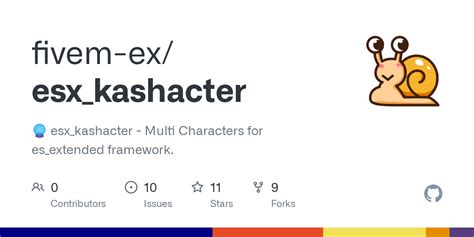 GitHub Fivem Ex Esx Kashacter Esx Kashacter Multi Characters For Es Extended Framework