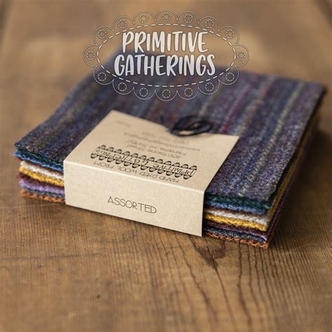 5 Assorted Wool Charms