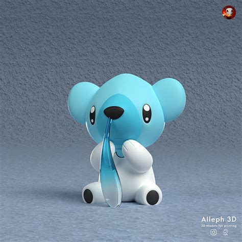 Pokemon Cubchoo 3d Model 3d Printable Cgtrader