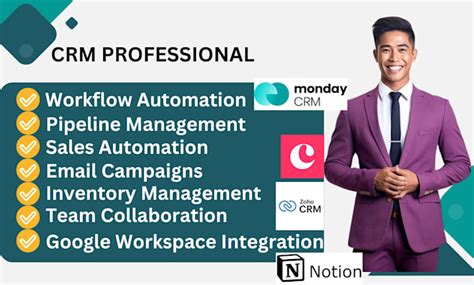 Setup Copper Jira Trello Asana Clickup Monday Crm Notion Zoho Crm Automation By Skylinesavvy