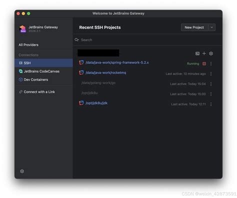 jetbrains gateway 使用总结 csdn博客