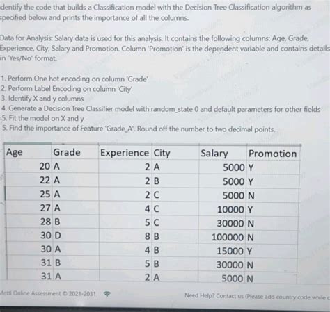 Dentify The Code That Builds A Classification StudyX
