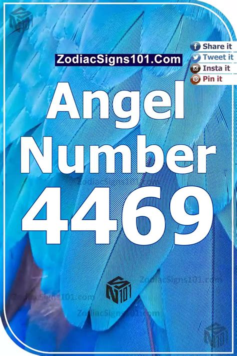 4469 Angel Number Spiritual Meaning And Significance - ZodiacSigns101
