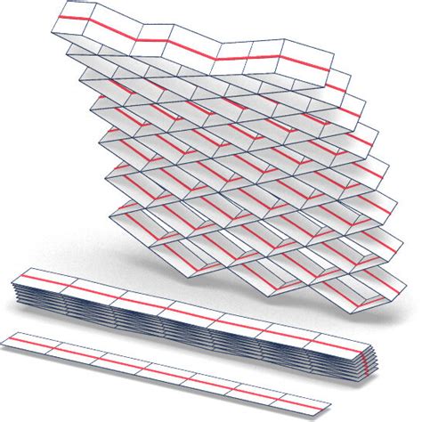 A Simple Deployable Structure Based On A Quad Mesh We Show The Ideal