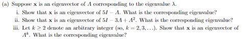 solved a suppose x is an eigenvector of Λ corresponding to
