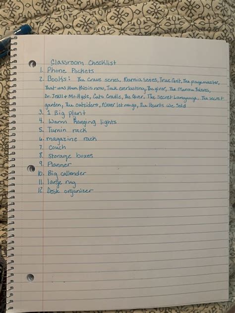 Classroom Checklist Classroom Checklist Classroom Checklist Classroom Checklist Classroom Checklist Classroom Checklist