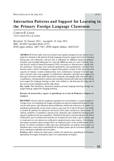 pdf interaction patterns and support for learning in the primary