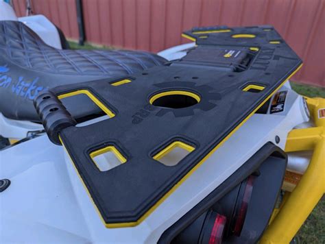 Can Am Renegade And Xmr Rear Rack W Storage Case 500 570 800 850 1000 All Years Lucky 7