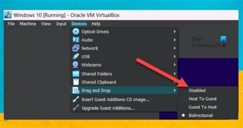 How To Enable Drag And Drop Support In VirtualBox