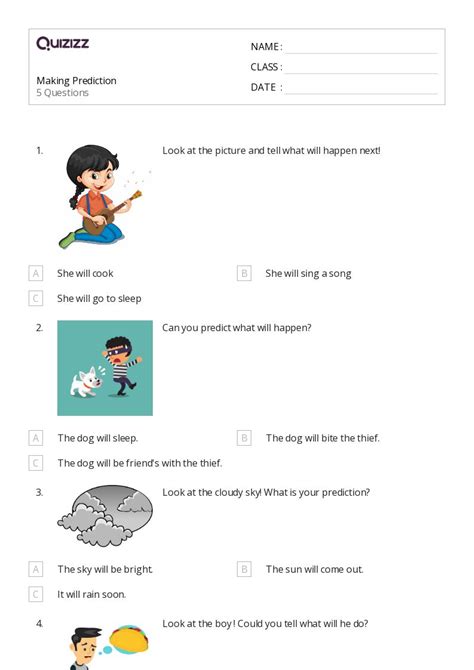 50 Making Predictions In Nonfiction Worksheets On Quizizz Free